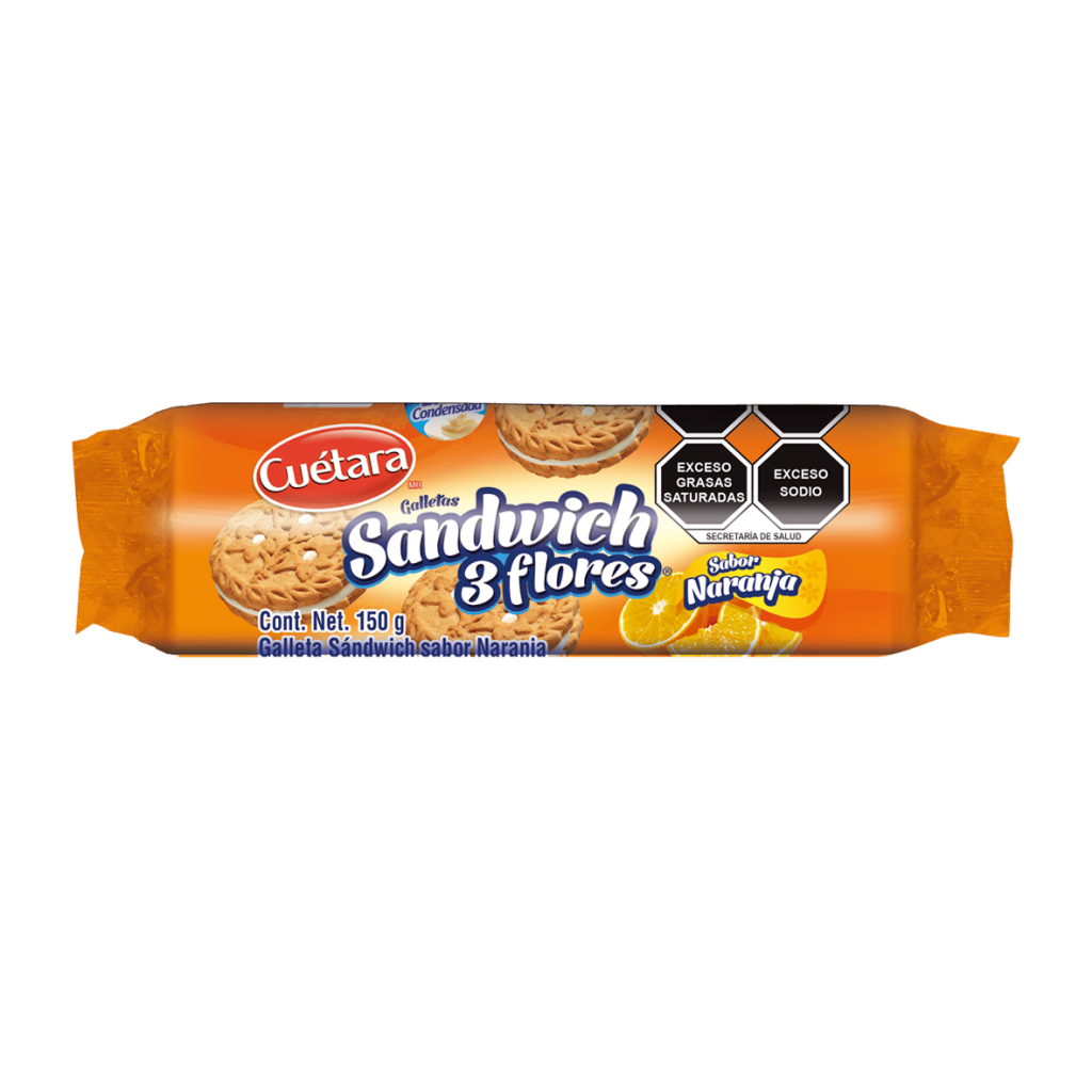 3 Flores Naranja – Galletas Cuétara